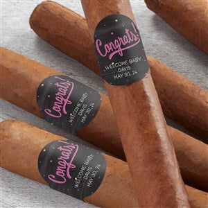 Congratulations Personalized Cigar Labels