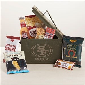 NFL San Francisco 49ers Personalized Metal Storage Boxes