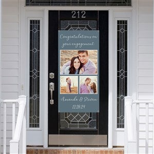 Party Photo Personalized Door Banner - Three Photo