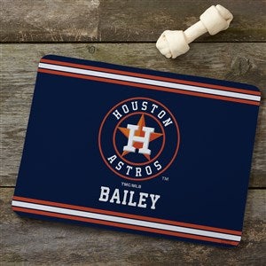 MLB Houston Astros Personalized Pet Food Mat