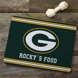 NFL Green Bay Packers Personalized Pet Food Mat