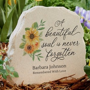 Beautiful Soul Personalized Standing Garden Stone