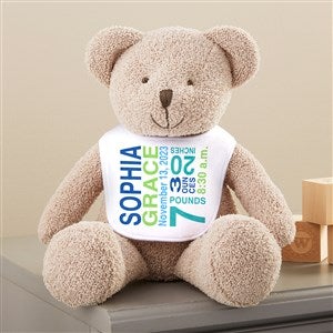 All About Baby Personalized Plush Teddy Bear