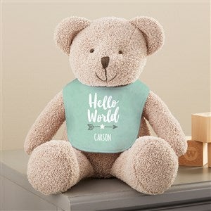 Hello World Personalized Plush Teddy Bear