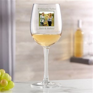 Picture Perfect Personalized White Wine Glass