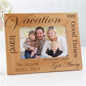 Personalized Vacation Picture Frames