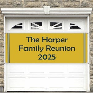 Family Reunion Personalized Party Banner - Large