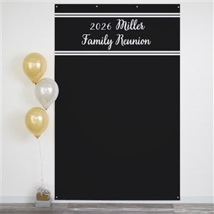 Family Reunion Personalized Photo Backdrop