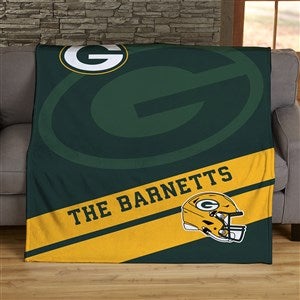 NFL Corner Logo Green Bay Packers Personalized Blankets