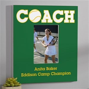 Coach Personalized 5x7 Wall Frame- Vertical