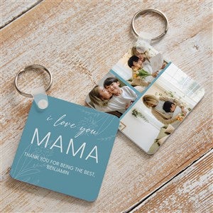 Her Memories Photo Collage Personalized Photo Keychain