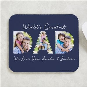 Memories with Dad Personalized Photo Mouse Pad