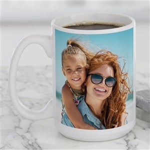 Double Sided Photo Personalized Coffee Mug - Large