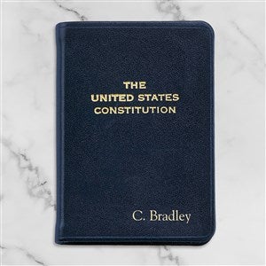 Personalized Mini United States Constitution - Navy