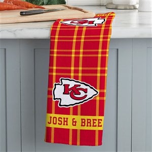 NFL Kansas City Chiefs Personalized Waffle Weave Kitchen Towel