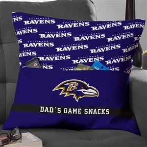 NFL Baltimore Ravens Personalized Pocket Pillow