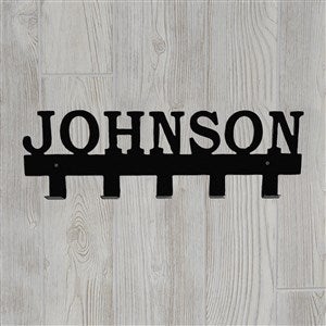 Custom Name Steel Wall Hook Rack