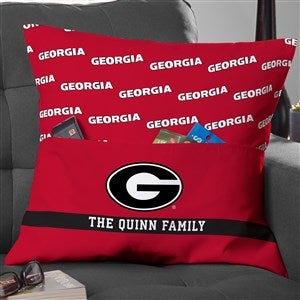 NCAA Georgia Bulldogs Personalized Pocket Pillow - Large