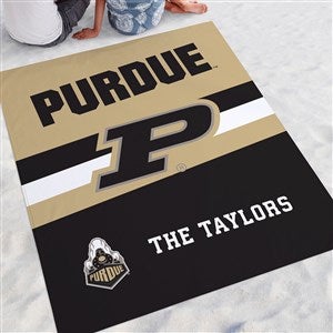 NCAA Purdue Boilermakers Personalized Beach Blanket