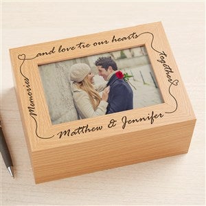 Personalized Wooden Photo Keepsake Box