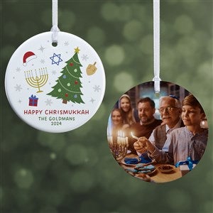 Happy Chrismukkah Personalized Ornament