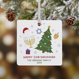 Happy Chrismukkah Personalized Ornament