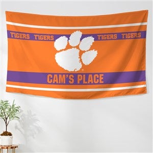 NCAA Clemson Tigers Personalized Wall Tapestry
