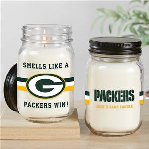 NFL Green Bay Packers Personalized Farmhouse Candle Jar