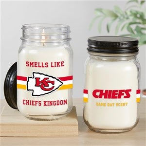 NFL Kansas City Chiefs Personalized Farmhouse Candle Jar