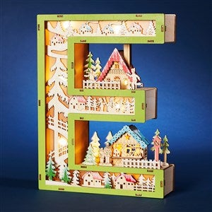 Northwood Noel Wood LED Monogram Letter - E