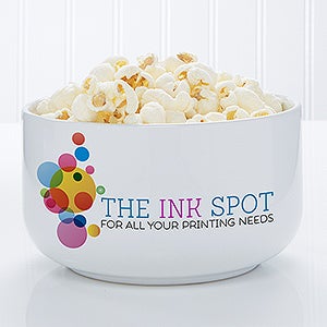 Personalized Snack Bowl With Your Business Logo