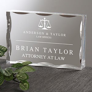 Personalized Logo Acrylic Plaque