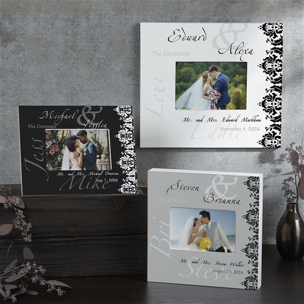 Personalized Wedding Picture Frames - Wedding Day