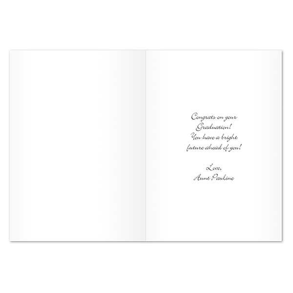 Personalized Graduation Greeting Cards - The Graduate