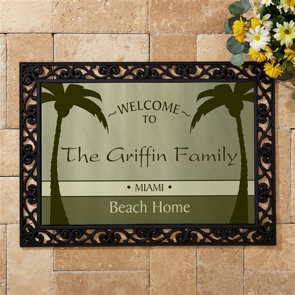 Personalized Retirement Doormat - We're Retired