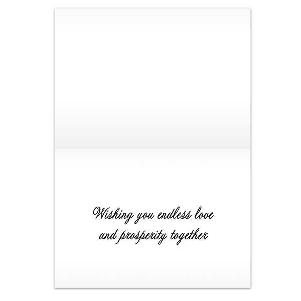 Personalized Wedding Greeting Cards - Wedding Couple