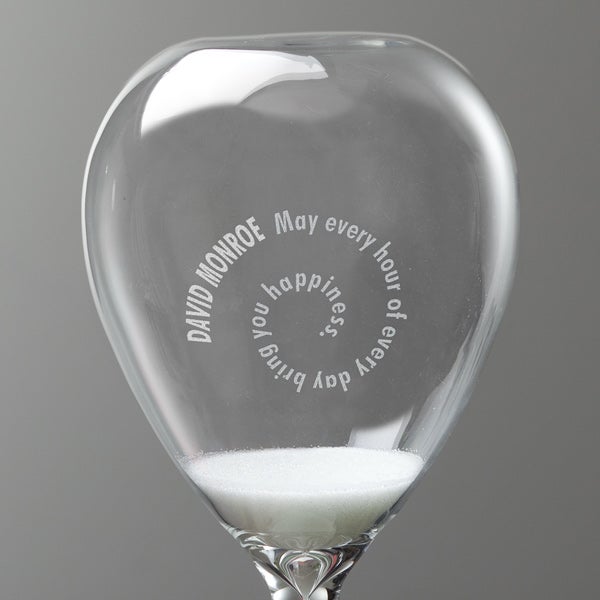 Personalized Hourglass Keepsake Gift