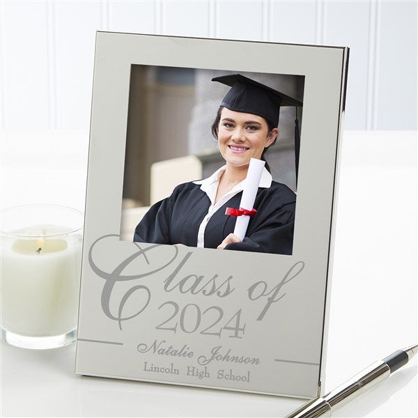 Personalized Silver Picture Frames - Graduation Class