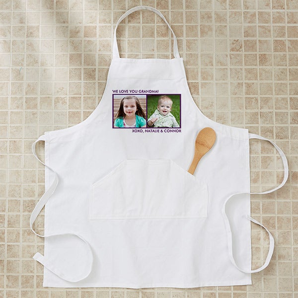 Personalized Photo Aprons - Three Pictures