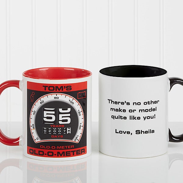 12625 - Birthday Oldometer Personalized Coffee Mug