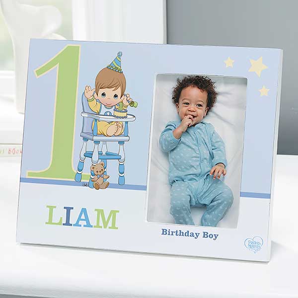Personalized Precious Moments Baby's First Birthday Picture Frame