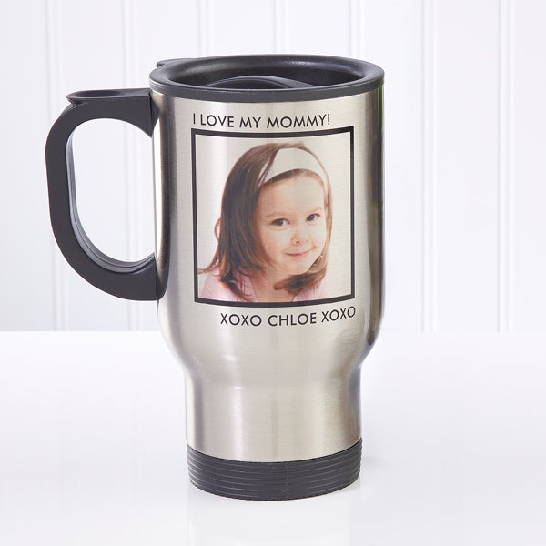 12733 - Picture Perfect Personalized Photo Travel Mug