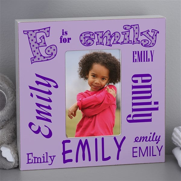 Personalized Alphabet Name Picture Frame