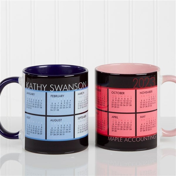 13164 - It's a Date! Personalized Calendar Coffee Mug