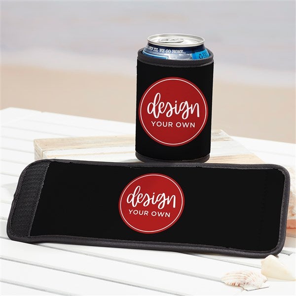 Make Your Own Custom Can Wrap & Bottle Wrap - Black