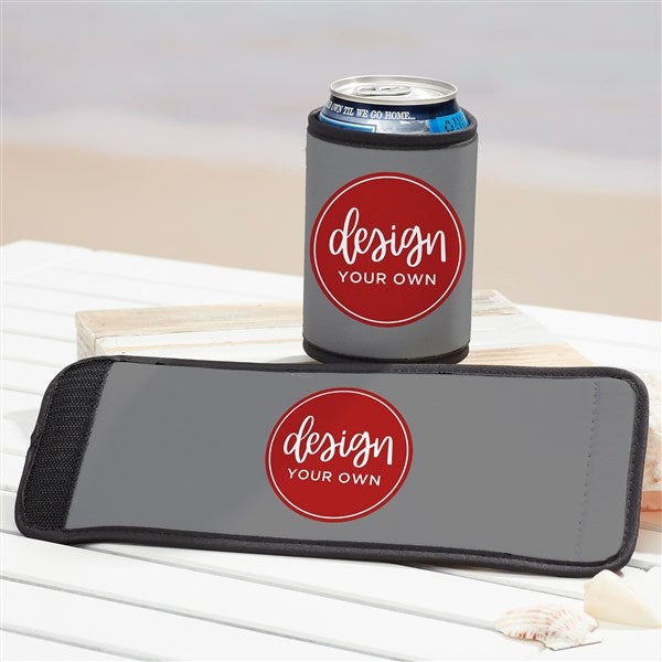 Create Your Own Custom Bottle Wrap & Can Wrap - Grey