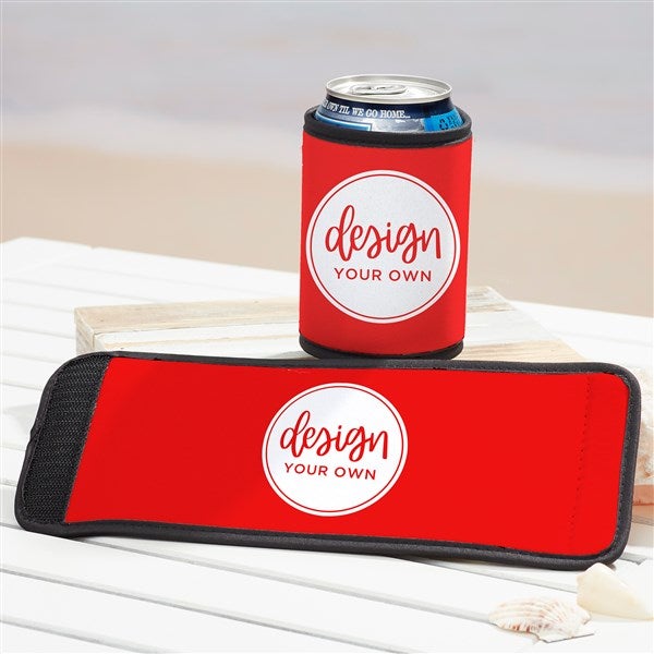 Design Your Own Custom Can Wrap & Bottle Wrap - Red