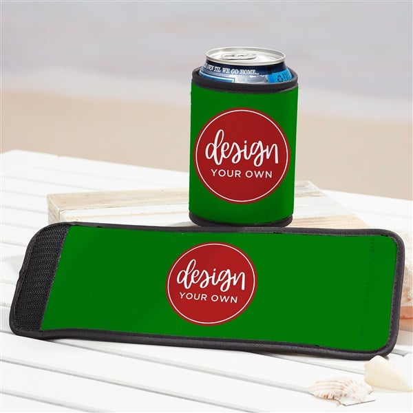 Make Your Own Custom Bottle Wrap & Can Wrap - Green