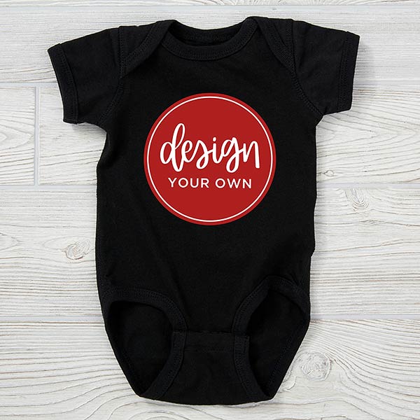 Design Your Own Personalized Baby Bodysuit - Red