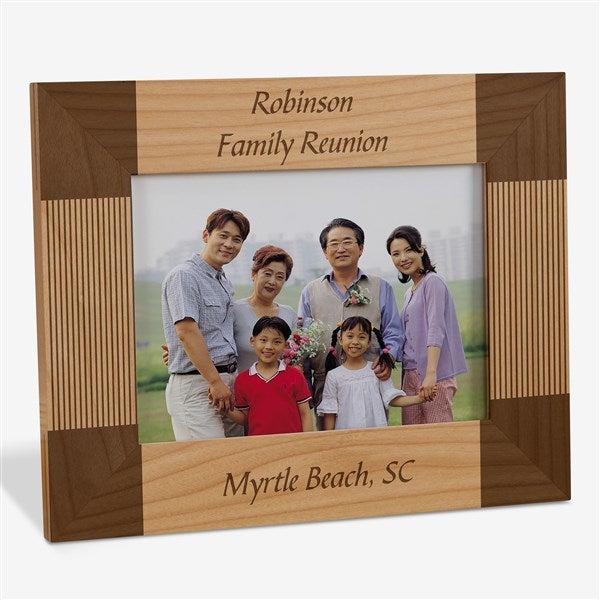 Personalized 4x6 Wood Picture Frame - Create Your Own Design